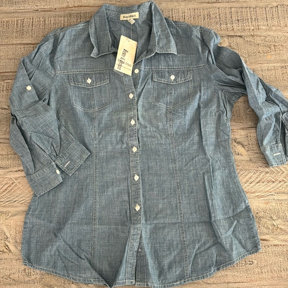 Tops | Hester Orchard Jean Button Down Shirt | Poshmark